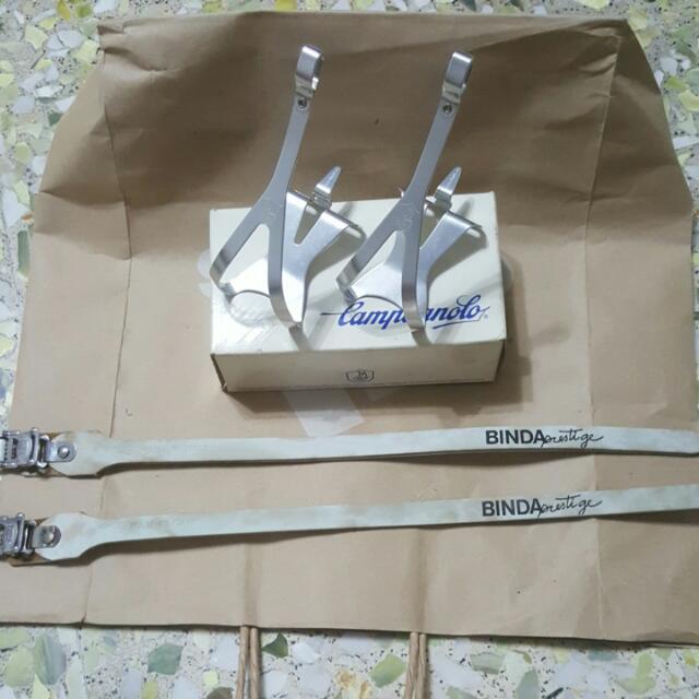 Cinelli Binda Prestige Straps And Campagnolo Toe Cage, Sports Equipment, Bicycles & Parts ...