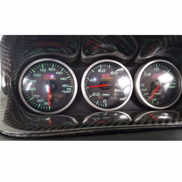 Defi Meter STI Genome Green, Car Accessories on Carousell