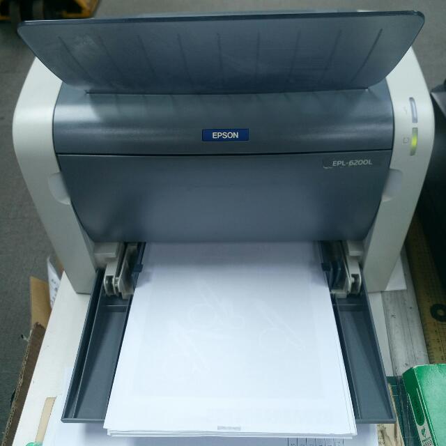 EPSON 黑白雷射印表機 EPL-6200L, 電腦及科技產品, 印表機及影印機在旋轉拍賣