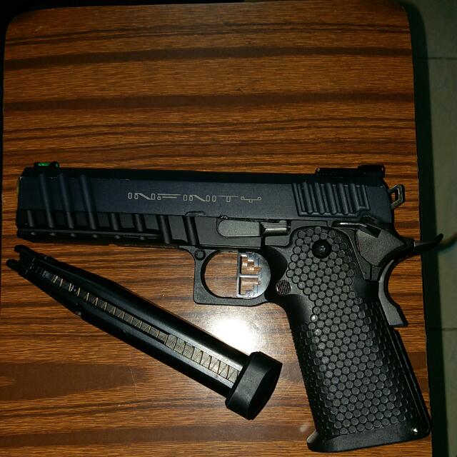 hi capa 5.1 (5"/5吋) infinity marking metal slide 無限款式刻字 金屬滑架金屬中身 GBB ...