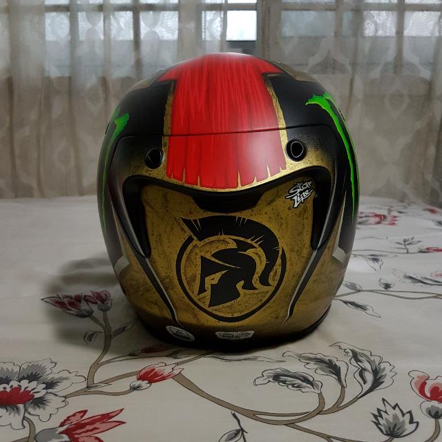 Hjc Rpha 10 Pro Sparteon 2016 Helmet, Motorcycles, Motorcycle Apparel ...