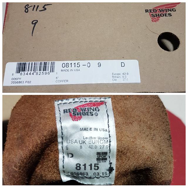 Redwing 8115 Iron Ranger Copper USA Sz 9, Men's Fashion, Footwear ...