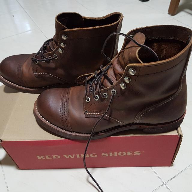 Redwing 8115 Iron Ranger Copper USA Sz 9, Men's Fashion, Footwear ...
