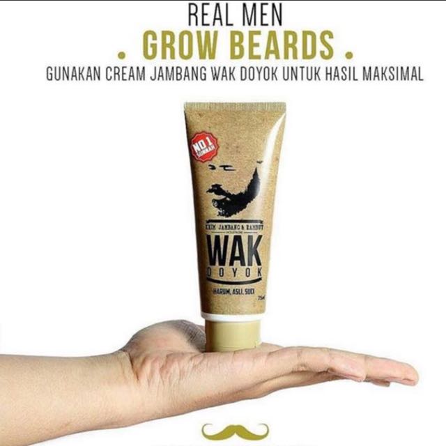 100% Authentic Wak Doyok Facial Hair Cream, Beauty & Personal Care ...