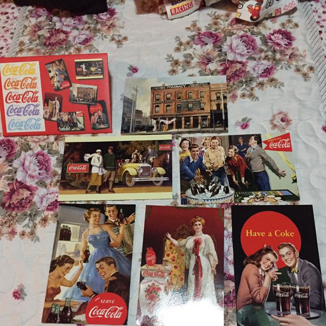 Coca Cola Vintage Postcards, Everything Else on Carousell