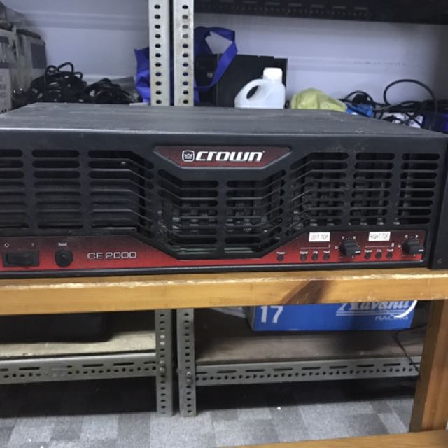 Crown Power Amp, Hobbies & Toys, Music & Media, Musical Instruments on ...
