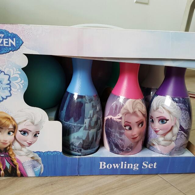 Frozen Bowling Set, Hobbies & Toys, Toys & Games on Carousell