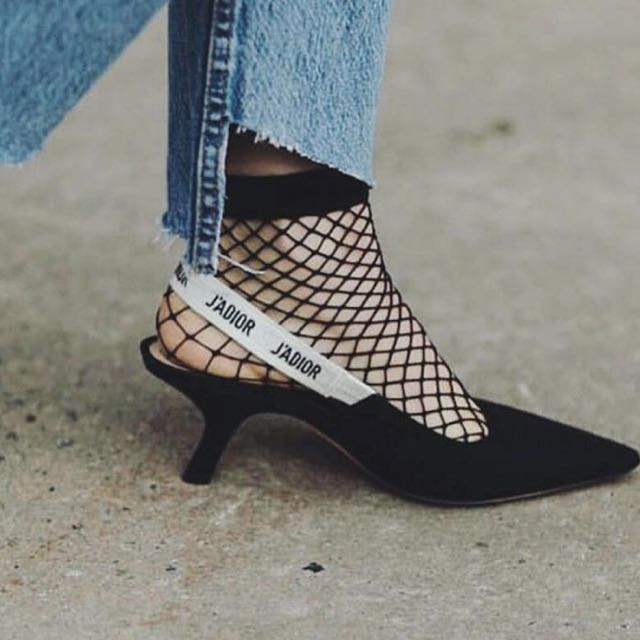 J'adior Ribbon Heels Dior 39 Replica, Women's Fashion, Footwear, Heels ...