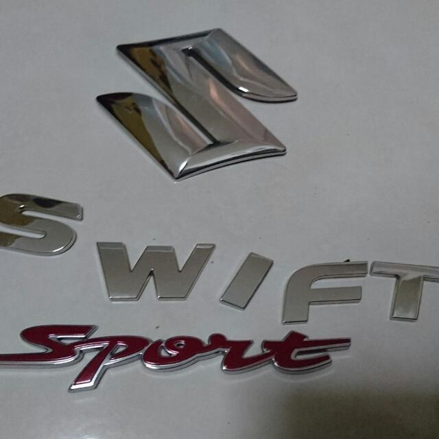 Original Emblems From Suzuki Swift Sport, Car Accessories on Carousell