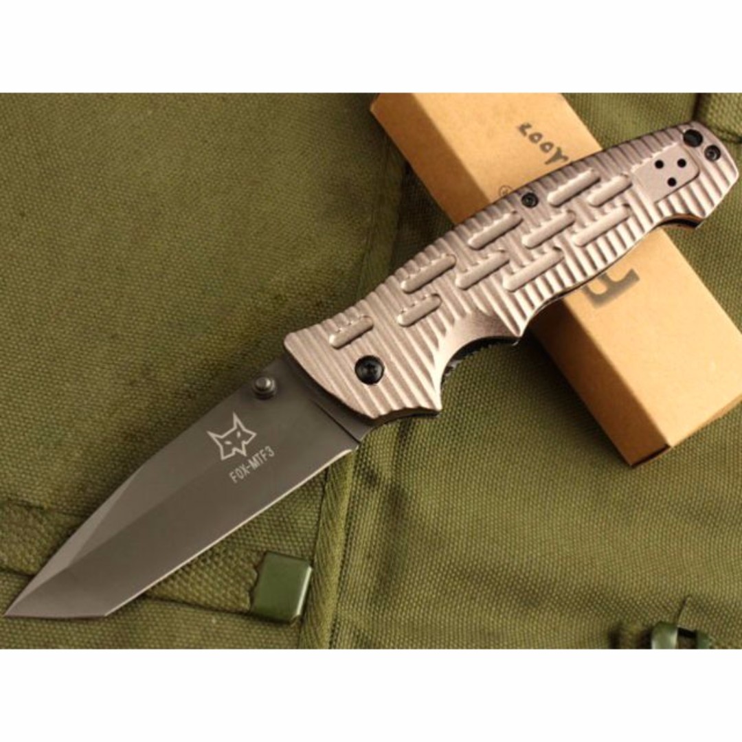 BN Fox Knives MTF-3 Folding Knife -- Clone Tactical Military Camping ...