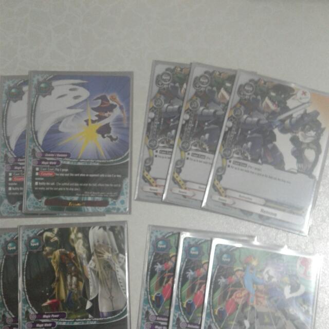 Wtt Buddyfight Magic World Shadow Shade Deck(Full Built), Hobbies ...