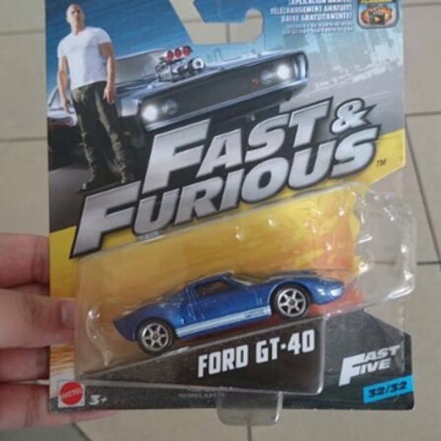Fast and Furious 8 Collectible Ford GT-40, Hobbies & Toys, Toys & Games ...