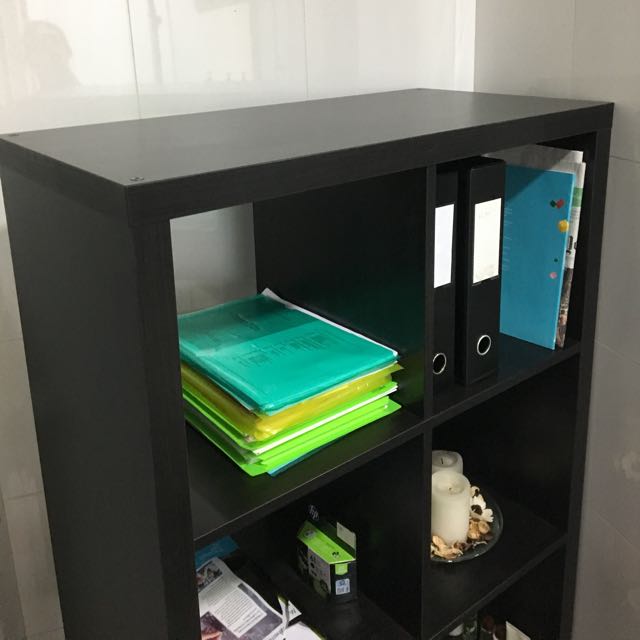 Ikea rack Kallax, Furniture & Home Living, Furniture, Shelves, Cabinets ...