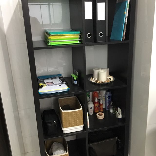 Ikea rack Kallax, Furniture & Home Living, Furniture, Shelves, Cabinets ...