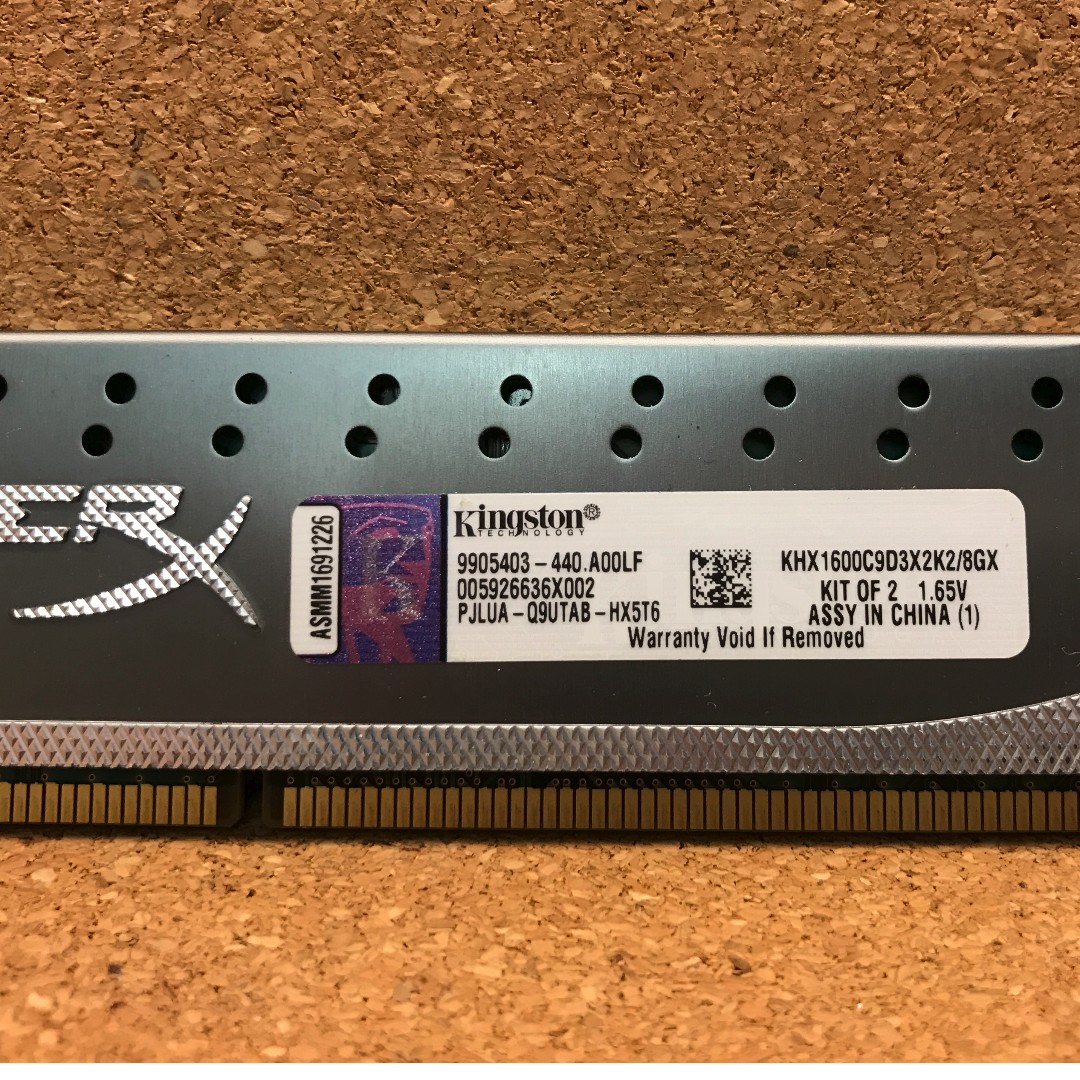 Kingston Hyper X Genesis RAM(4GB/pc), Computers & Tech, Parts ...