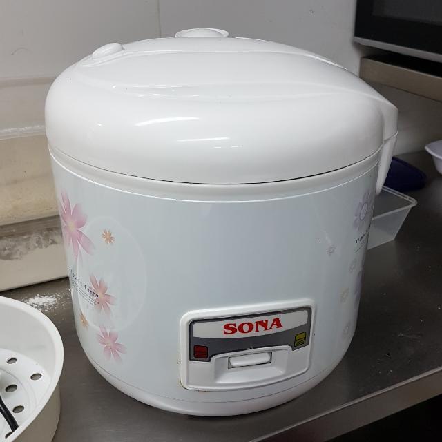Sona 1.8L Electric Rice Cooker, TV & Home Appliances, Kitchen ...