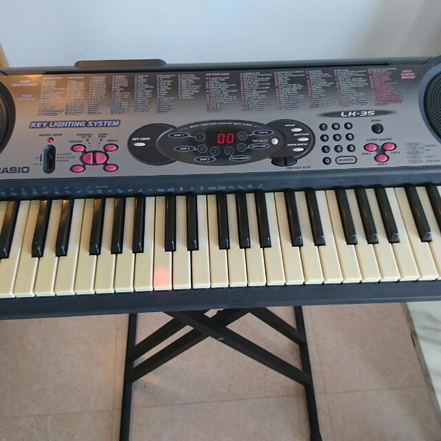 Casio LK-35 Keyboard, Hobbies & Toys, Music & Media, Musical ...