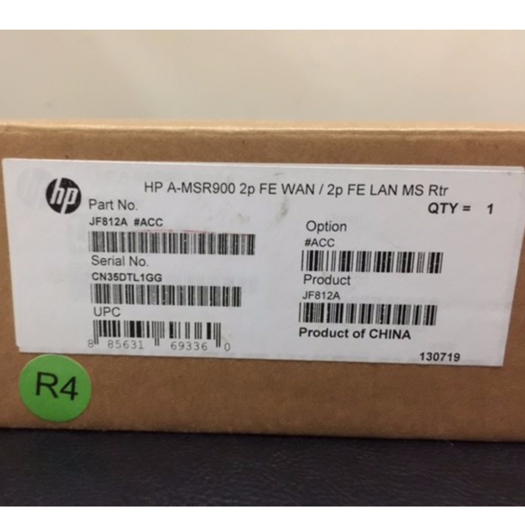 HP A-MSR900 (JF812A) router, Computers & Tech, Parts & Accessories ...