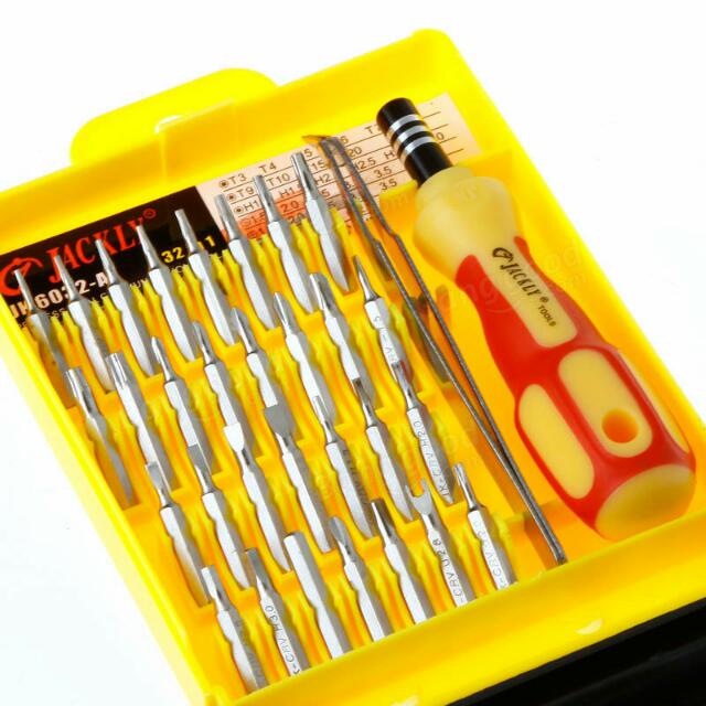 JACKLY 32 in 1 Professional Hardware Screwdriver Tool Kit, Mobile ...