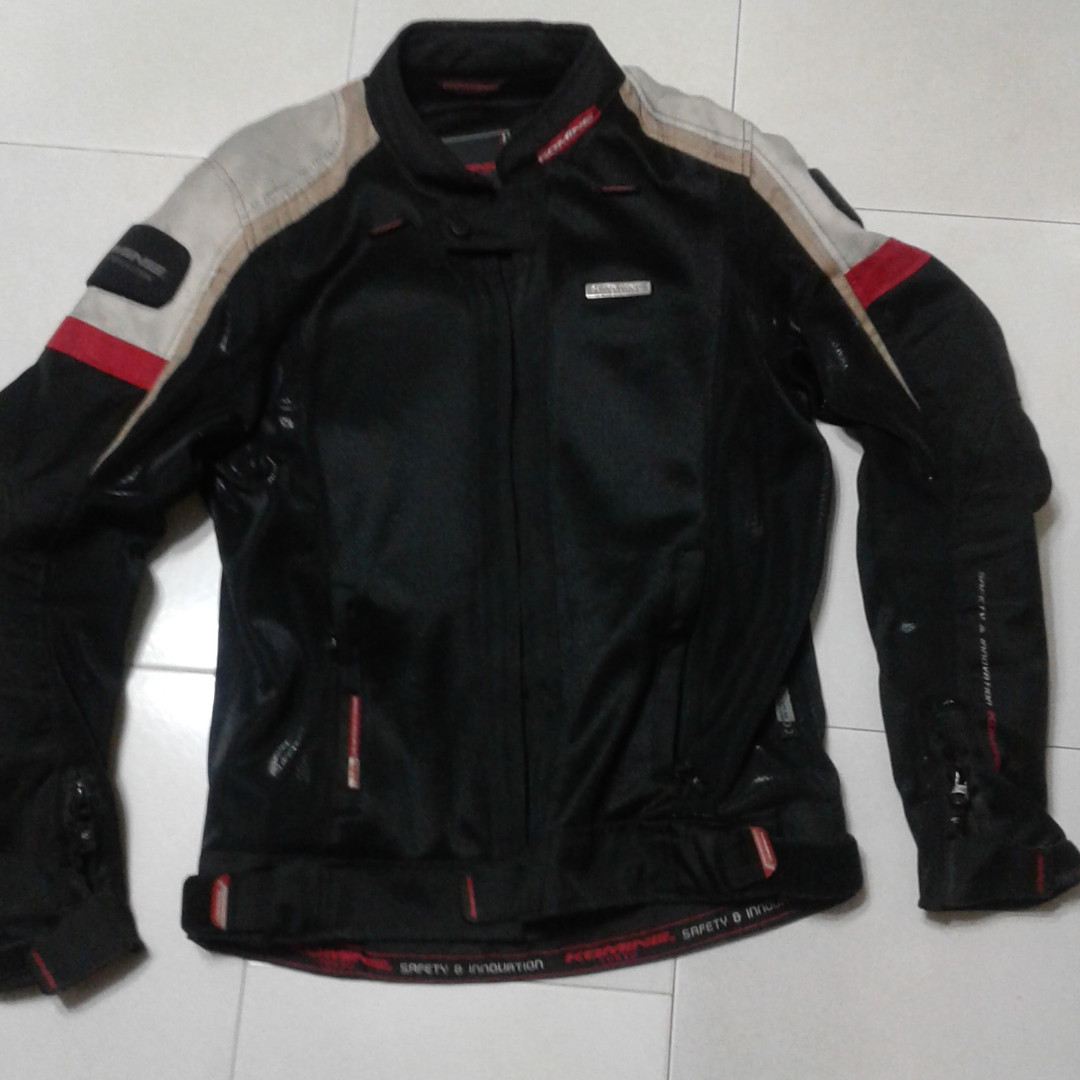 KOMINE SAFETY RIDING JACKET WITH ARMOUR-JAPAN, Sports Equipment, Sports ...