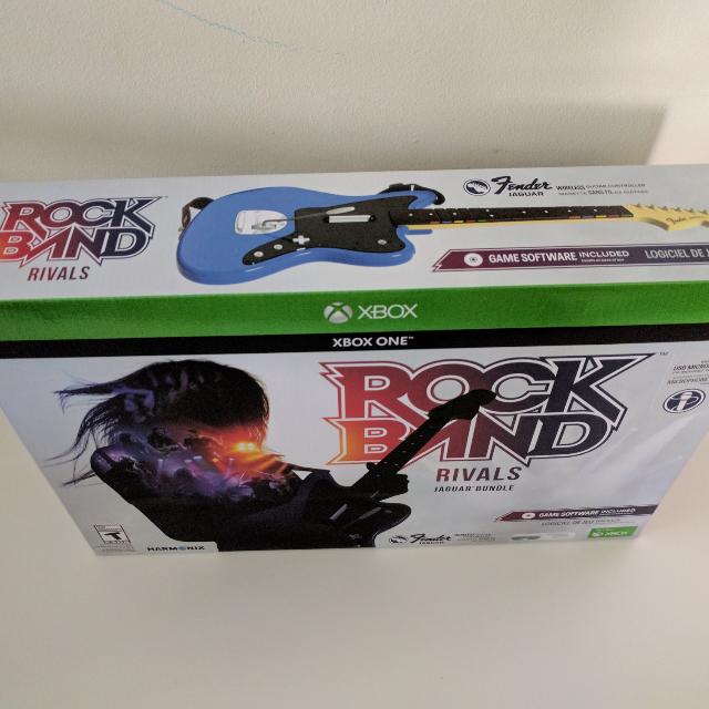 Rock Band Rivals Wireless Fender Jaguar Bundle for Xbox One or ...