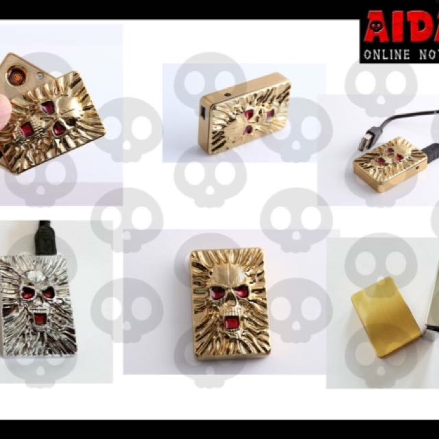 Skull USB Lighter, Men's Fashion, Watches & Accessories, Cuff Links on ...