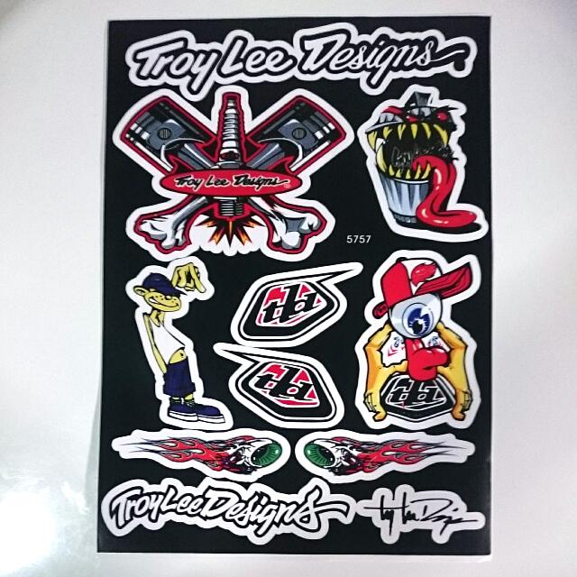 Troy Lee Designs Pvc Waterproof/Heat Resistance Stickers Bomb ...