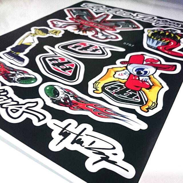 Troy Lee Designs Pvc Waterproof/Heat Resistance Stickers Bomb ...