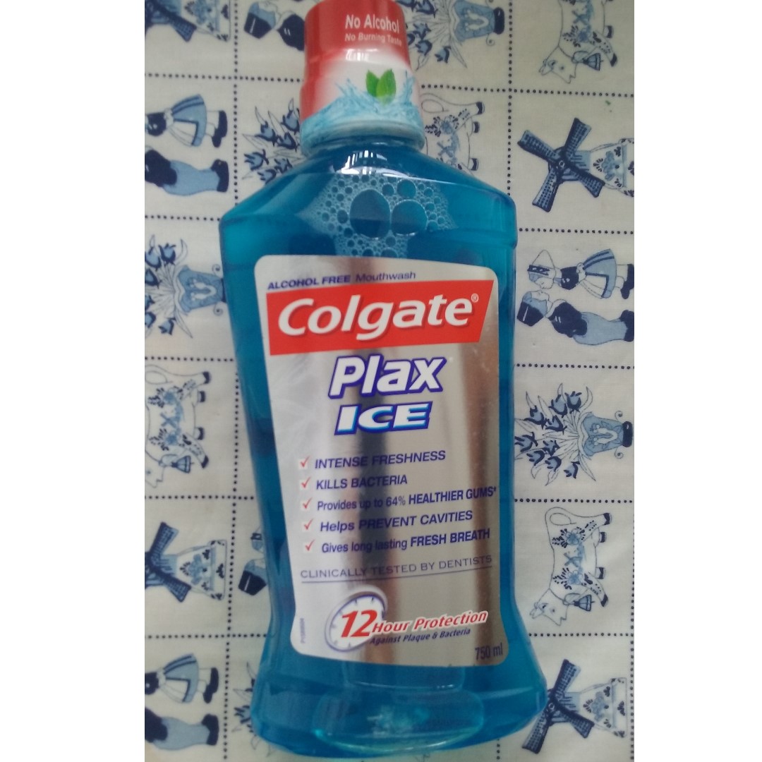 Colgate Plax Ice 750ml brand new factory sealed, Health & Nutrition ...