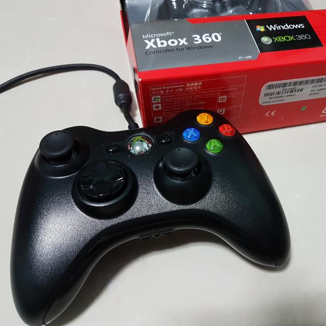 Microsoft Xbox 360 Controller for Windows, Video Gaming, Gaming ...