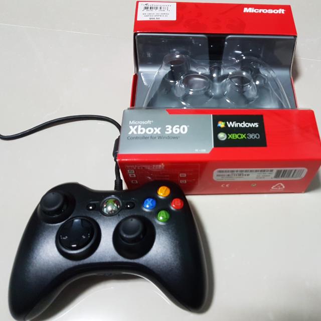 Microsoft Xbox 360 Controller for Windows, Video Gaming, Gaming ...