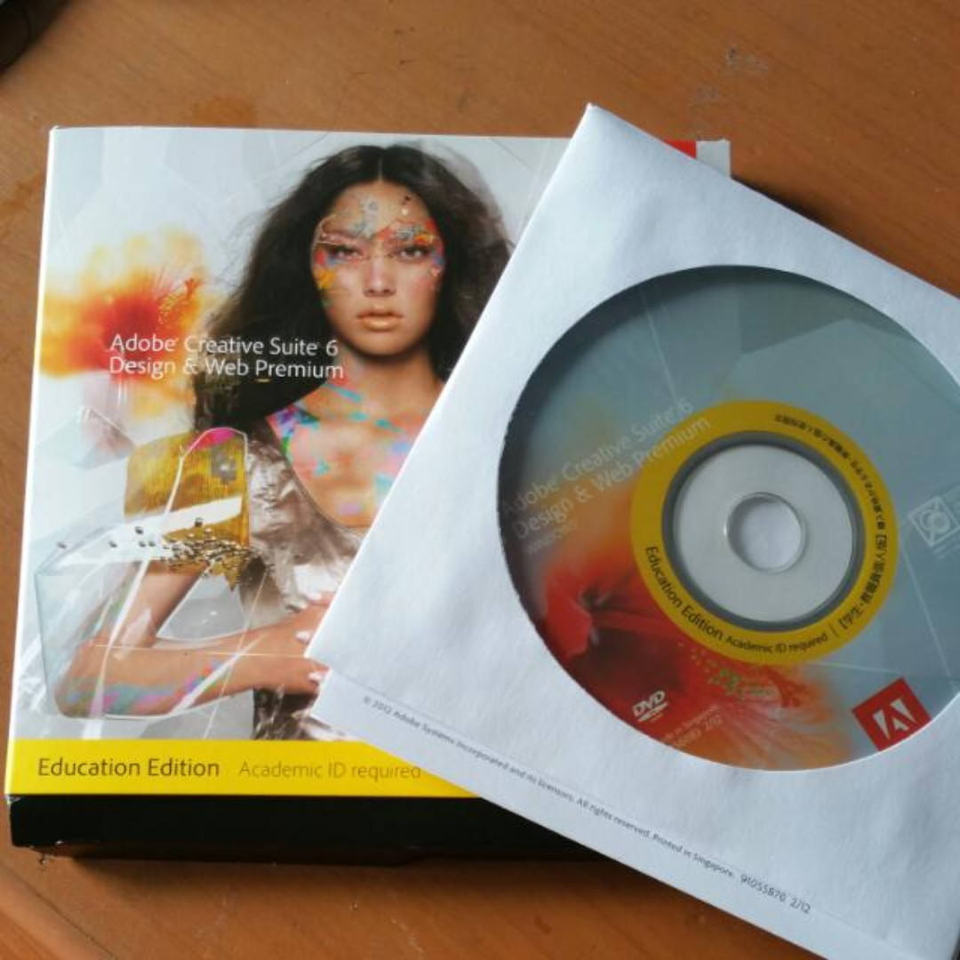 Original CD with License : Adobe Creative Suite 6 : Design & Web ...