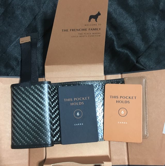 The Frenchie Co. Carbon Fibre Speed Wallet, Men's Fashion, Watches ...