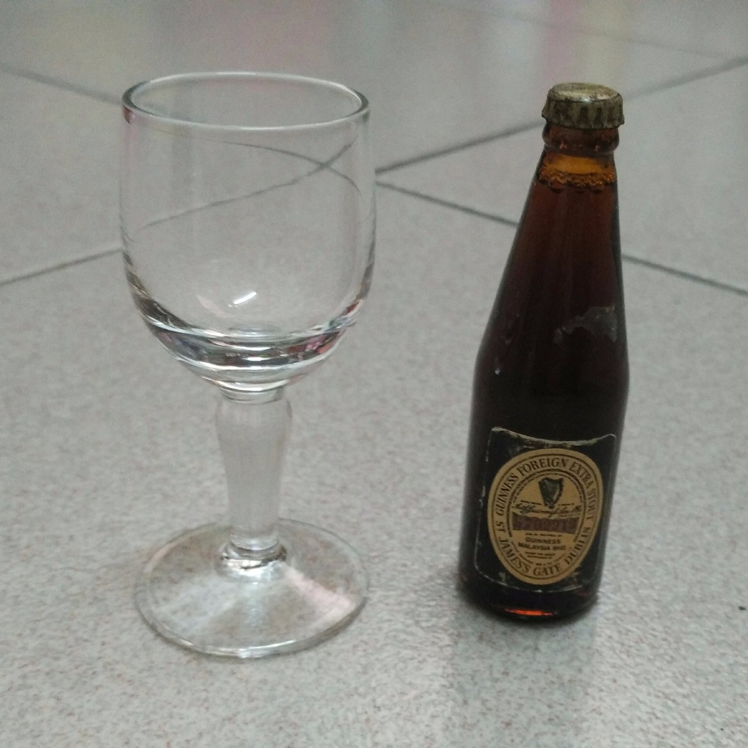 Vintage Minature Guinness + Wine Glass Set, Furniture & Home Living, Home Decor, Vases ...