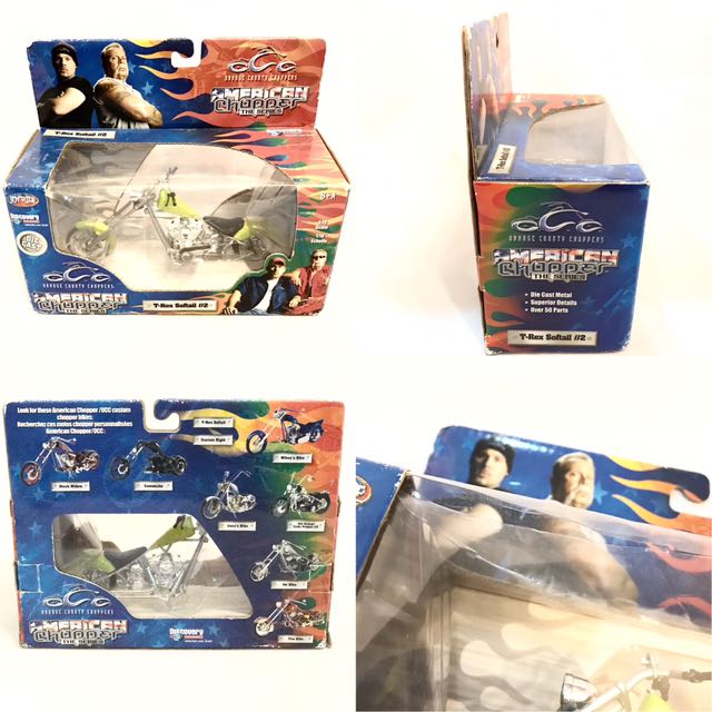 1:18 Scale Die-Cast Metal of OCC T-Rex Softail #2 Chopper As Seen On ...