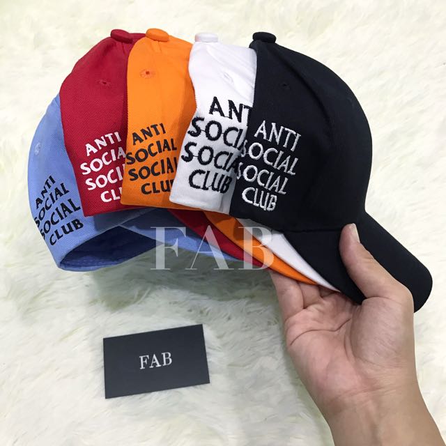 Anti Social Social Club Baseball Cap, Men's Fashion, Watches ...