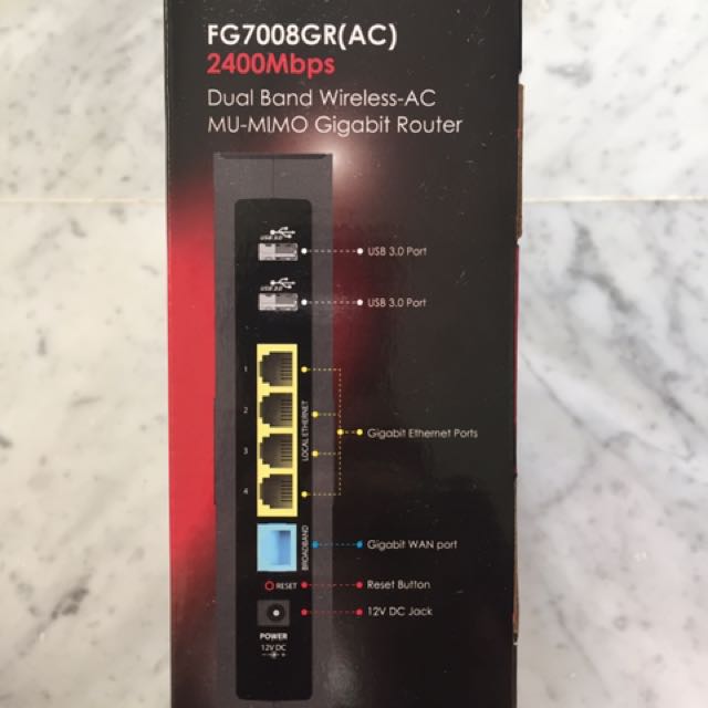 Aztech 2400 Mbps Dual Band Wireless AC Router, Computers & Tech, Parts ...