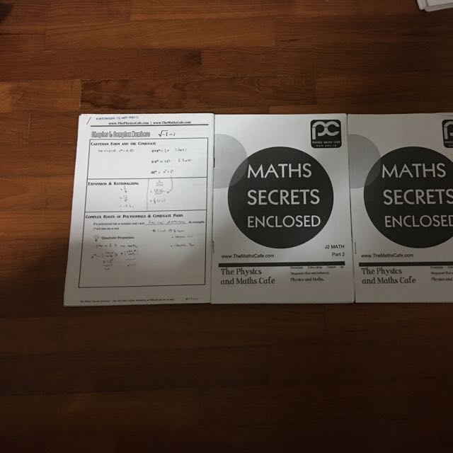 H2 Math Maths Cafe Ultimate Summary Notes, Hobbies & Toys, Books ...