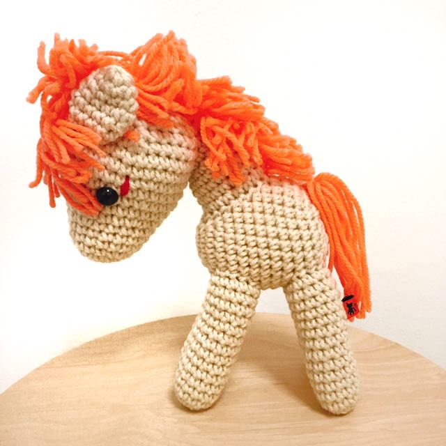Handmade Shy Baby Pony Crochet Cutie, Hobbies & Toys, Stationery ...