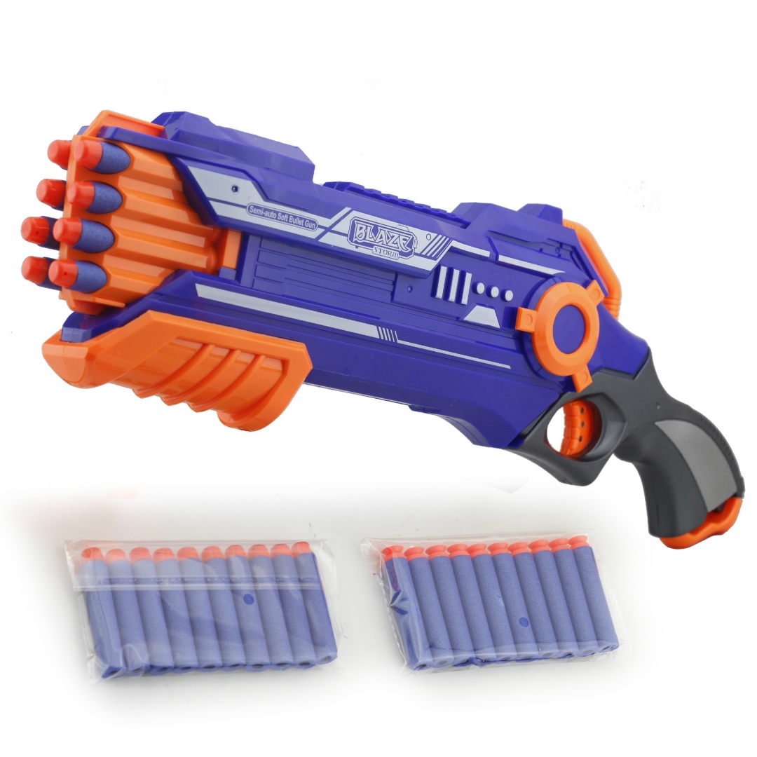 Nurf Gun/Toy Gun with 20 PCs bullets, Hobbies & Toys, Toys & Games on ...