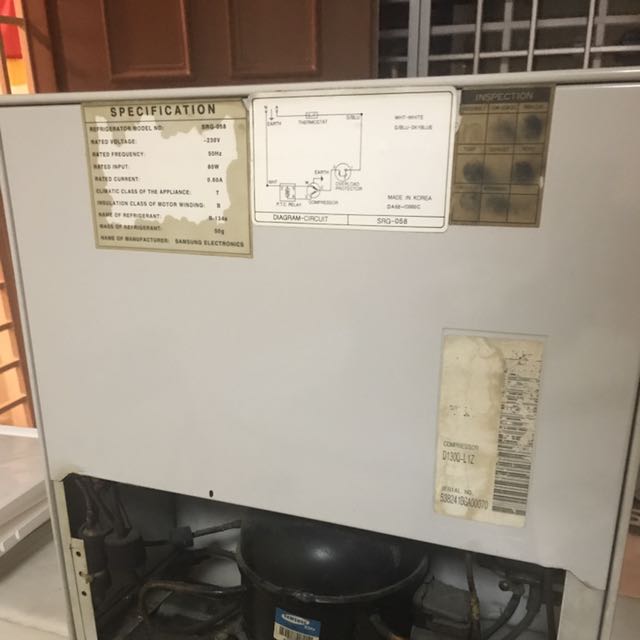 Samsung SGR-058 Fridge, TV & Home Appliances, Kitchen Appliances ...