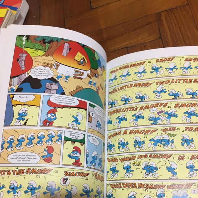 Sniff Comic Book- The Smurfs And The Egg, Hobbies & Toys, Books ...