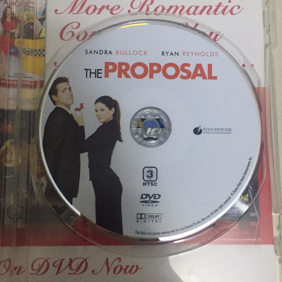 The Proposal DVD, Hobbies & Toys, Music & Media, CDs & DVDs on Carousell