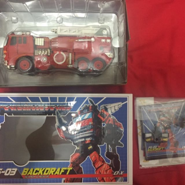 3P Transformers Masterpice Inferno (MMC Backdraft), Hobbies & Toys ...