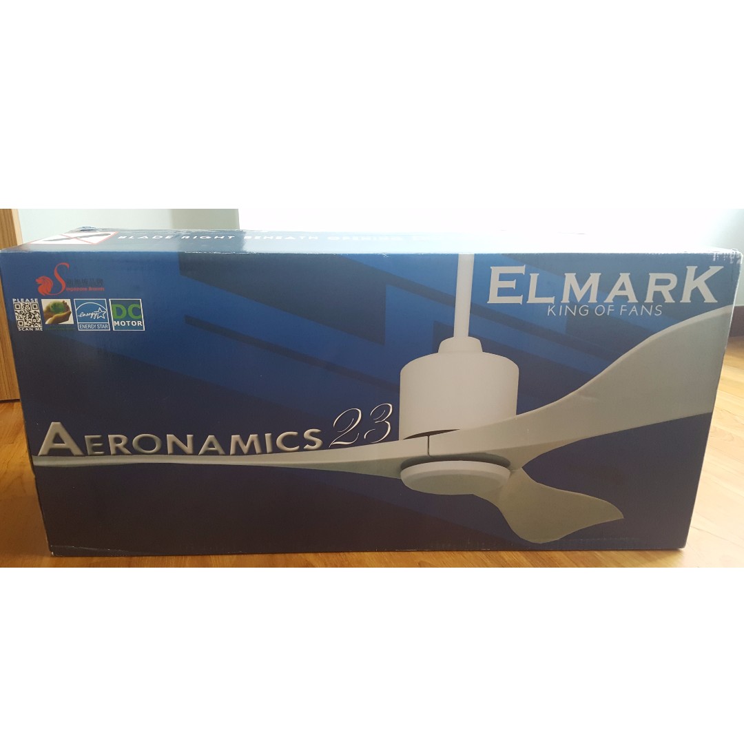 Elmark LMD30 52" DC Ceiling Fan (White) - Brand NEW, Furniture & Home ...