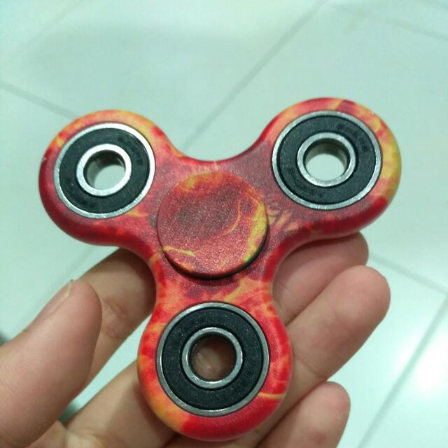 Fire Fidget Spinner, Hobbies & Toys, Toys & Games on Carousell