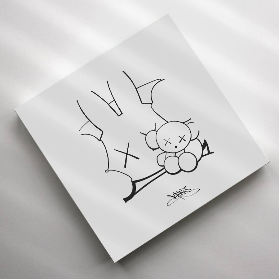 KAWS POSTER FRAME, Furniture & Home Living, Home Decor, Frames ...