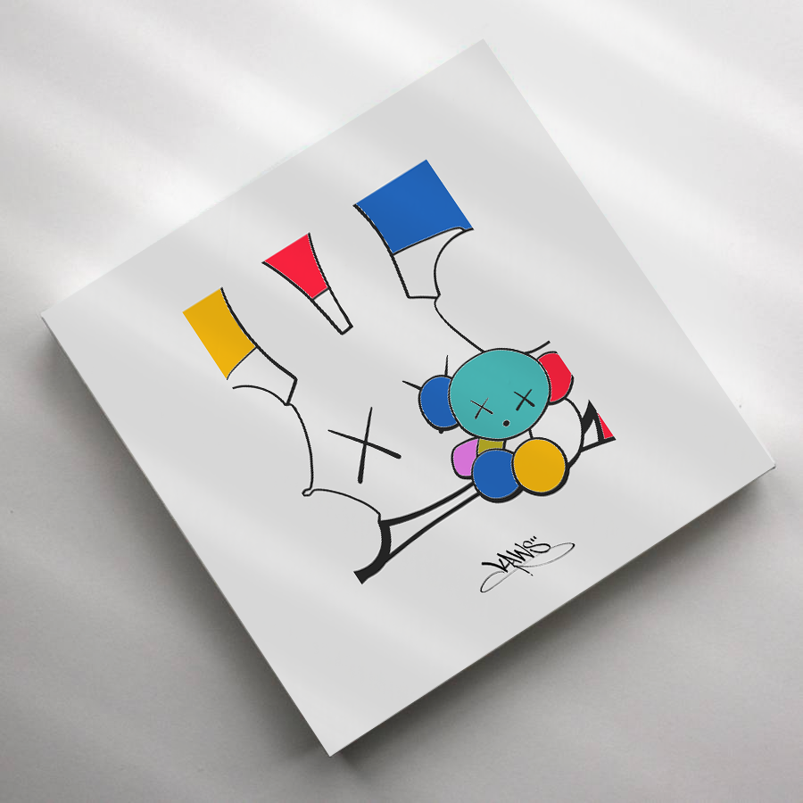 KAWS POSTER FRAME, Furniture & Home Living, Home Decor, Frames ...
