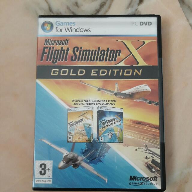 Microsoft Flight Simulator X Deluxe Edition + Acceleration Expansion ...