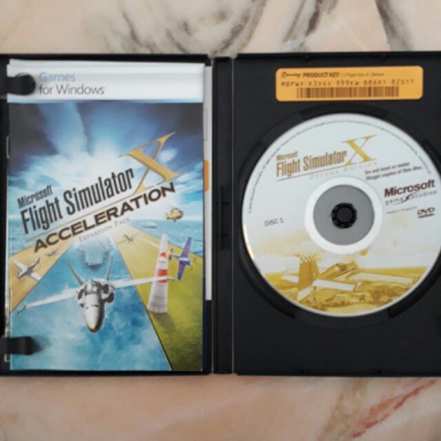Microsoft Flight Simulator X Deluxe Edition + Acceleration Expansion ...